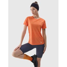 4F Trainingsshirt in Orange - 63% | Gr&ouml;&szlig;e S | Damen-outdoor-tops-shirts