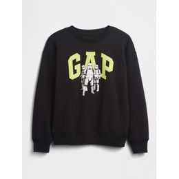 GAP Sweatshirt in Schwarz - 48% | Gr&ouml;&szlig;e 128/134 | Kinder-sweatshirts-jacken
