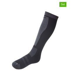 Seger 2er-Set: Skisocken "Merino Wool Light Ski Sock" in Schwarz - 57% | Gr&ouml;&szlig;e 40-42 | Damen-outdoor-ausruestung