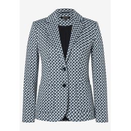 More & More More & More Blazer in Wei&szlig;/ Blau - 49% | Gr&ouml;&szlig;e 42 | Damenjacken