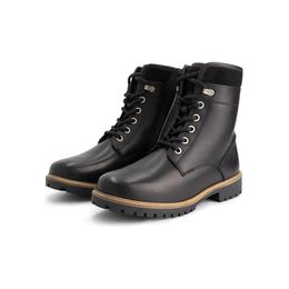 TRAVELIN' Leder-Boots "Langdets" in Schwarz - 67% | Gr&ouml;&szlig;e 42 | Herrenstiefel
