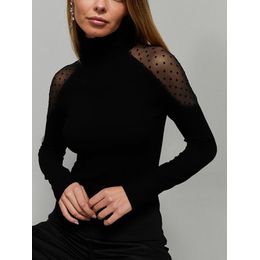 Milan Kiss Longsleeve in Schwarz - 66% | Gr&ouml;&szlig;e S | Damen-tops