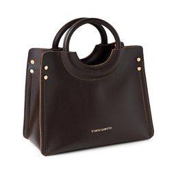 Vince Camuto Henkeltasche "Perugia" in Braun - (B)28 x (H)22 x (T)14 cm - 80% | Damen-taschen