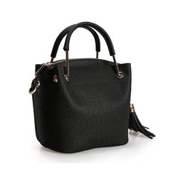 Lucky Bees Henkeltasche in Schwarz - (B)28 x (H)22 x (T)12 cm - 67% | Damen-taschen