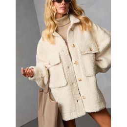 Milan Kiss &Uuml;bergangsjacke in Creme - 65% | Gr&ouml;&szlig;e M | Damenjacken
