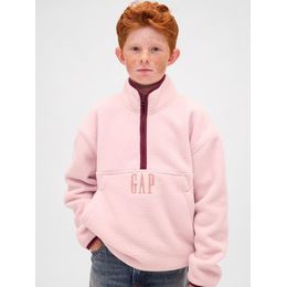 GAP Fleecepullover in Rosa - 39% | Gr&ouml;&szlig;e 110 | Kids-fleecejacken-fleecepullover