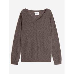 Perfect Cashmere Kaschmir-Pullover "Madison" in Taupe - 57% | Gr&ouml;&szlig;e M | Damen-pullover-cardigans
