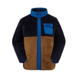 Kamik Teddy-Fleecejacke "Shep" in Hellbraun/ Dunkelblau - 33% | Gr&ouml;&szlig;e 104 | Kids-fleecejacken-fleecepullover