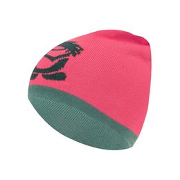 Trollkids Wende-Beanie "Troll" in Koralle/ Gr&uuml;n - 44% | Gr&ouml;&szlig;e 52-56 cm | Baby-muetzen