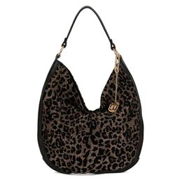 Lucca Baldi Leder-Shopper "Conegliano" in Schwarz - (B)49 x (H)33 x (T)6 cm - 78% | Damen-taschen