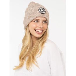 Zwillingsherz M&uuml;tze "Wild at Heart" in Beige - 46% | Damen-muetzen-caps
