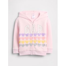 GAP Sweatjacke in Rosa - 57% | Gr&ouml;&szlig;e 104 | Baby-sweatshirts-jacken