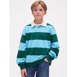 GAP Poloshirt in Gr&uuml;n/ Hellblau - 36% | Gr&ouml;&szlig;e 110 | Kinder-oberteile