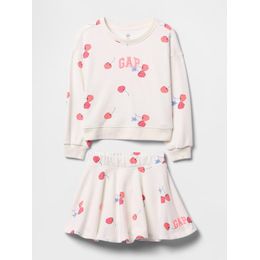 GAP 2tlg. Outfit in Creme/ Rosa/ Hellblau - 33% | Gr&ouml;&szlig;e 74/80 | Baby-sweatshirts-jacken