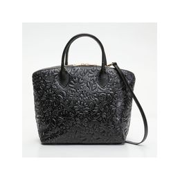 Victor & Hugo Paris Leder-Henkeltasche "Madison" in Schwarz - (B)38,5 x (H)27,5 x (T)15,7 cm - 75% | Damen-taschen