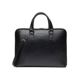 CXL by Christian Lacroix Leder-Businesstasche "Louvre" in Schwarz - (B)38 x (H)28,5 x (T)5,5 cm - 64% | Herrentaschen