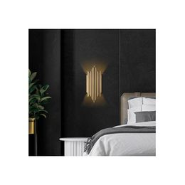 Opviq Wandleuchte in Gold - (B)22 x (H)50 cm - 71% | Wandleuchten