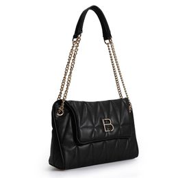 Lucky Bees Schultertasche in Schwarz - (B)32 x (H)21 x (T)11 cm - 64% | Damen-taschen