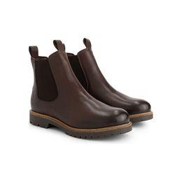 TRAVELIN' Leder-Chelsea-Boots in Braun - 54% | Gr&ouml;&szlig;e 39 | Stiefeletten