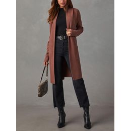 Milan Kiss Cardigan in Hellbraun - 57% | Gr&ouml;&szlig;e XL | Damen-pullover-cardigans