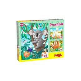 Haba 3x 24tlg. Puzzle "Koala, Faultier" - ab 4 Jahren - 13% | Gesellschaftsspiele
