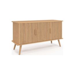 IDOMYA Essentials Sideboard "Faustine" in Hellbraun - (B)110 x (H)60 x (T)40 cm - 59% | Regale