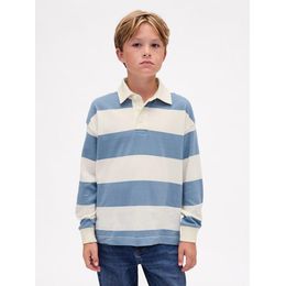 GAP Poloshirt in Hellblau/ Creme - 19% | Gr&ouml;&szlig;e 140/146 | Kinder-oberteile