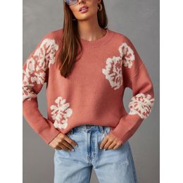 Milan Kiss Pullover in Altrosa - 66% | Gr&ouml;&szlig;e S | Damen-pullover-cardigans