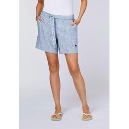 POLO SYLT Leinen-Shorts in Hellblau - 49% | Gr&ouml;&szlig;e L | Shorts