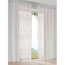 HEINE HOME Dekoschal in Creme - 58% | Gr&ouml;&szlig;e 245x135 cm | Gardinen-vorhaenge