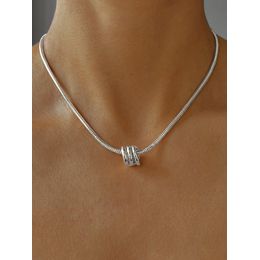 Eclat d'Argent Silber-Halskette mit Schmuckelement - (L)40 cm - 77% | Schmuck