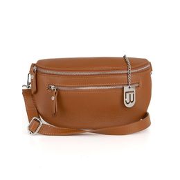 Lucca Baldi Leder-G&uuml;rteltasche "Burano" in Camel - (B)30 x (H)19 x (T)2 cm - 75% | Damen-koffer-reisegepaeck