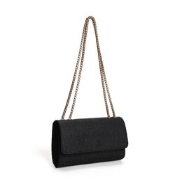 Lucky Bees Umh&auml;ngetasche in Schwarz - (B)22 x (H)15 x (T)5 cm - 65% | Damen-taschen