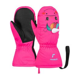 Reusch Ski-/ Snowboardf&auml;ustlinge "Sweety Mitten" in Pink/ Schwarz - 78% | Gr&ouml;&szlig;e 0/1 | Baby-handschuhe
