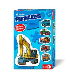 Noris Puzzle "6 erste Fahrzeuge" - ab 3 Jahren - 25% | Gesellschaftsspiele