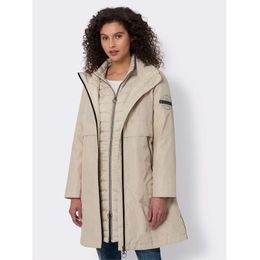 Heine 3in1 &Uuml;bergangsjacke in Beige - 76% | Gr&ouml;&szlig;e 40 | Damenjacken