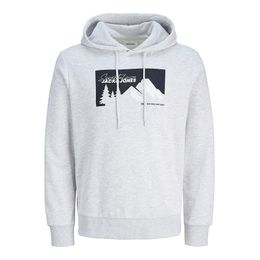 Jack & Jones Jack & Jones Hoodie in Hellgrau - 37% | Gr&ouml;&szlig;e L | Herren-sweatshirts-jacken
