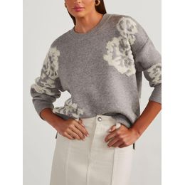 Milan Kiss Pullover in Grau - 54% | Gr&ouml;&szlig;e M | Damen-pullover-cardigans