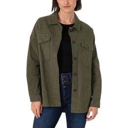 Timezone Hemdjacke in Khaki - 65% | Gr&ouml;&szlig;e M | Damenjacken