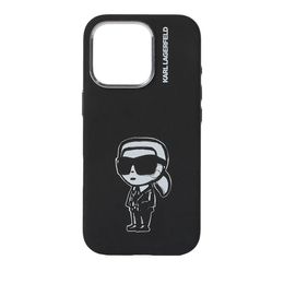 K by KARL LAGERFELD Karl Lagerfeld Handyh&uuml;llen - Ikon Sketch iPhone 16 Pro Case - Gr. unisize - in Schwarz - f&uuml;r Damen