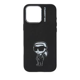 K by KARL LAGERFELD Karl Lagerfeld Handyh&uuml;llen - Ikon Sketch iPhone 16 Pro Max Case - Gr. unisize - in Schwarz - f&uuml;r Damen
