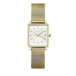 ROSEFIELD Uhr - Damenuhr Boxy XS Mesh - Gr. unisize - in Gold - f&uuml;r Damen