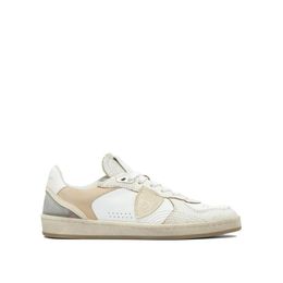 Philippe Model Low-Top Sneaker - Beige Leather And Rubber Slip-On Sneakers - Gr. 38 (EU) - in Bunt - f&uuml;r Damen