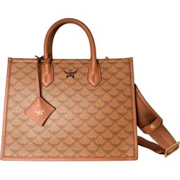 MCM Shopper - MCM Himmel Tote Bag in Lauretos-Canvas Cognac / ne - Gr. unisize - in Braun - f&uuml;r Damen