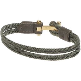 Tom Ford Armb&auml;nder - Braided Nylon Bracelet Green - Gr. L - in Gr&uuml;n - f&uuml;r Damen