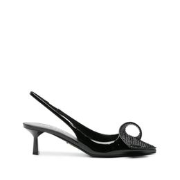 Prada Pumps & High Heels - Decollete Pumps Crystal - Gr. 35 (EU) - in Schwarz - f&uuml;r Damen