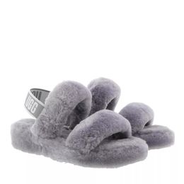 UGG Australia UGG Slipper & Pantoletten - W Oh Yeah - Gr. 38 (EU) - in Grau - f&uuml;r Damen