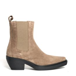 Copenhagen Stiefel - Texano Camoscio Taupe - Gr. 36 (EU) - in Braun - f&uuml;r Damen