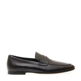 Tod's Tod's Loafer - Mocassino Fondo Cuoio In Pelle Nero - Gr. 6_5 - in Schwarz - f&uuml;r Damen