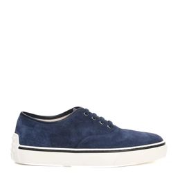 Tod's Tod's Low-Top Sneaker - Cassetta Suede Blue Sneakers - Gr. 8 - in Blau - f&uuml;r Damen